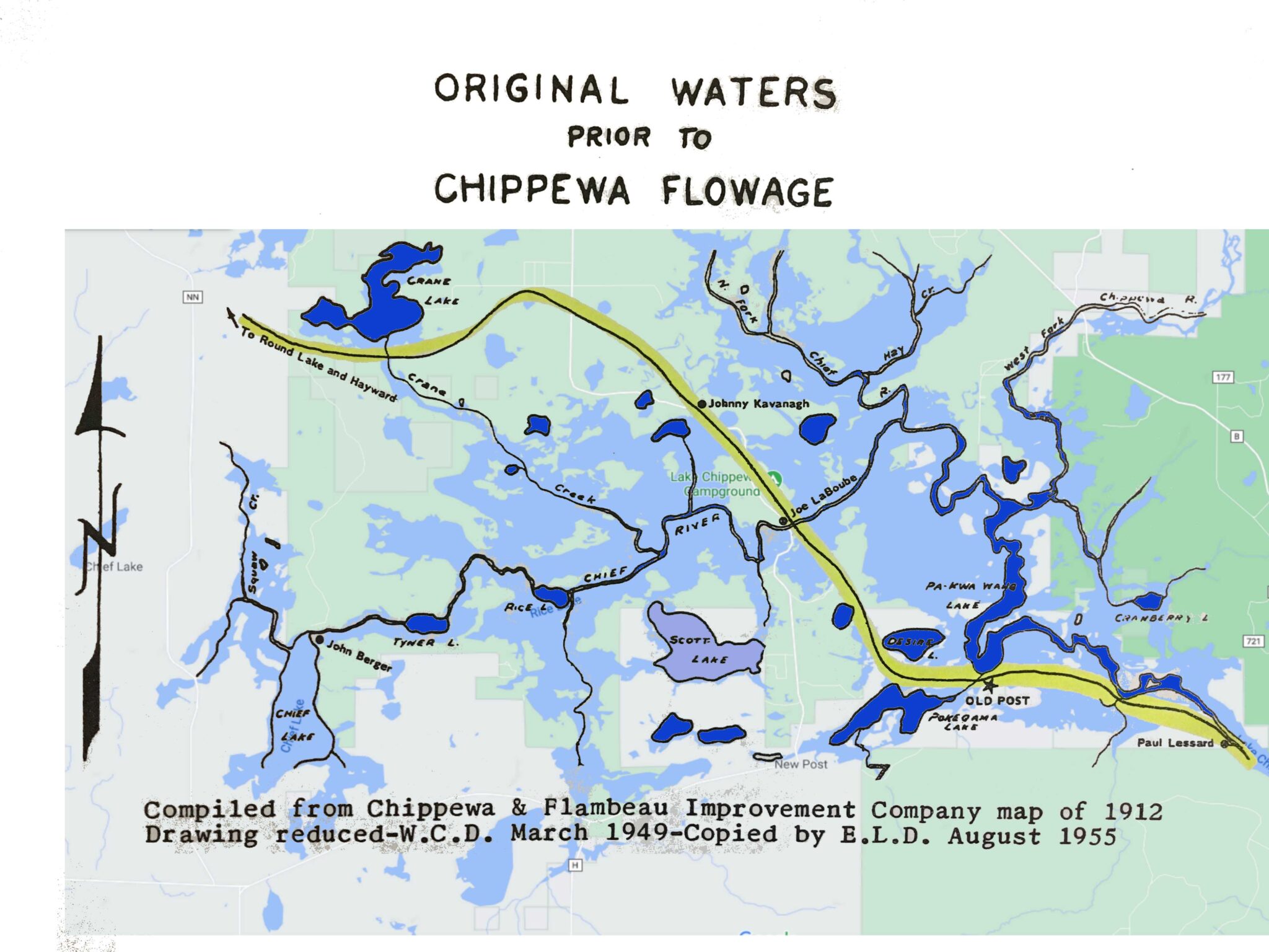 Lake Chippewa Flowage Maps